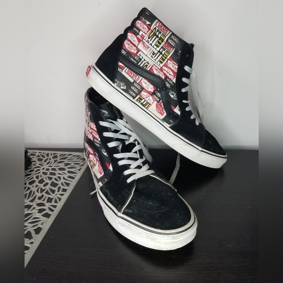 Vans | Shoes | Vans Sk8hi Label Mix Shoes Sz 3 Skateboarding Hightop ...
